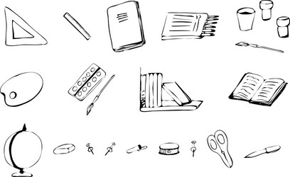 School Supplies Drawing Vector Images (over 27,000)
