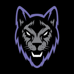 Werewolf head logo Royalty Free Vector Image - VectorStock