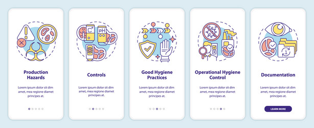 Planning approach to haccp circle infographic Vector Image Planning approach to haccp circle infographic Vector Image