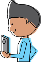 Man Cartoon Ico Vector Images (over 120)