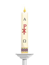 Paschal Candle Cross Vector Images (69)