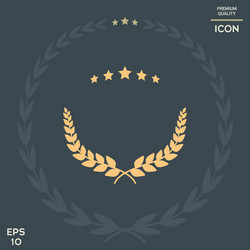 Laurel wreath - symbol Royalty Free Vector Image