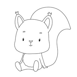 Squirrel Outline Vector Images (over 4,000)