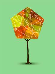 Geometric Shape Tree Vector Images (over 13,000)