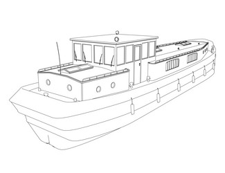 Barge Drawing Vector Images (over 140)
