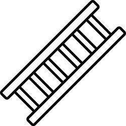 Red ladder icon Royalty Free Vector Image - VectorStock