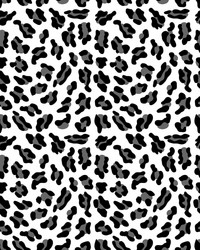 Seamless black and white leopard pattern Vector Image