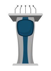 Podium tribune rostrum stand Royalty Free Vector Image