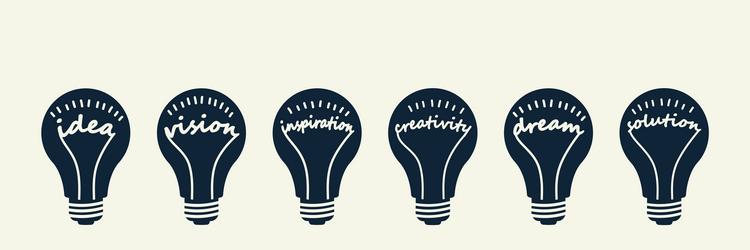 Light bulb symbol idea quick tips concept Vector Image