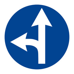 Square traffic sign Royalty Free Vector Image - VectorStock