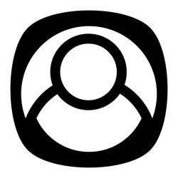 Icon symbol with 3 person character people Vector Image