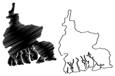 Rivers state map Royalty Free Vector Image - VectorStock