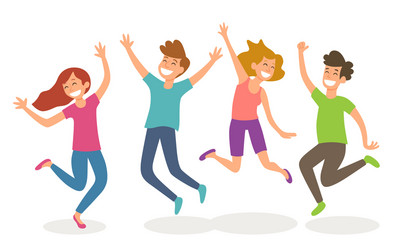 People Jumping Vector Images (over 52,000)