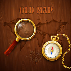 Old map Royalty Free Vector Image - VectorStock