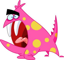 Bald monster Royalty Free Vector Image - VectorStock