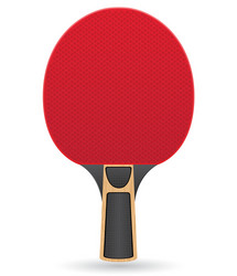Ping pong paddle Royalty Free Vector Image - VectorStock