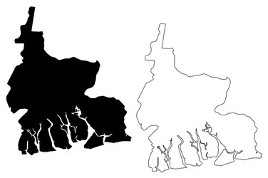 Rivers state map Royalty Free Vector Image - VectorStock