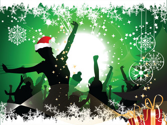 Christmas party background Royalty Free Vector Image
