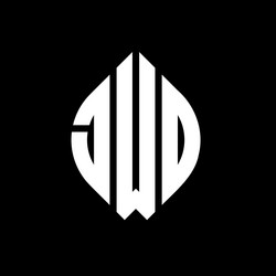 Jwd logo letter design Royalty Free Vector Image