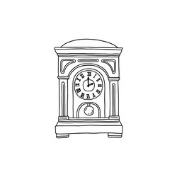 Pendulum Clock Drawing Vector Images (over 980)