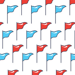 Flags direction position location background Vector Image