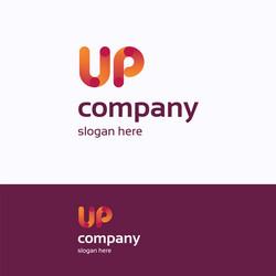 Up company logo Royalty Free Vector Image - VectorStock