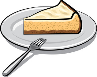 New york cheesecake Royalty Free Vector Image - VectorStock
