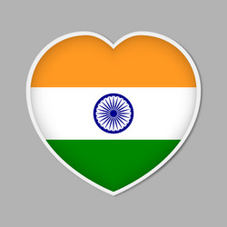 India Flag Heart Vector Images (over 530)