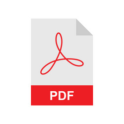 Document pdf format icon Royalty Free Vector Image