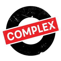 Complex rubber stamp Royalty Free Vector Image