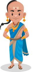 Tenali ramakrishna cartoon character Royalty Free Vector