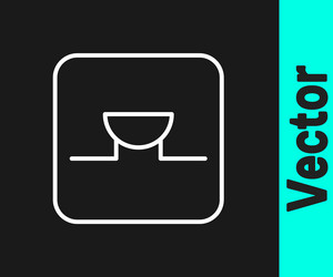 Black buzzer in electronic circuit icon isolated Vector Image