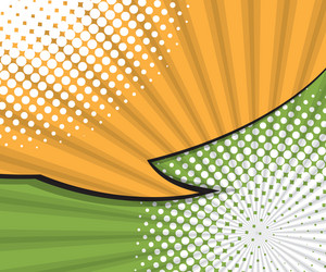 Abstract two tone comic book Royalty Free Vector Image