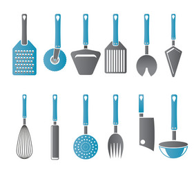 Different kind of kitchen accessories Royalty Free Vector