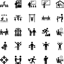 Set business pictograms Royalty Free Vector Image