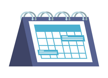 Calendar remider date Royalty Free Vector Image