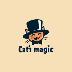 Cat magician Royalty Free Vector Image - VectorStock
