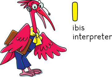 Ibis interpreter funny animals and professions abc