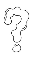 Comic question mark Royalty Free Vector Image - VectorStock