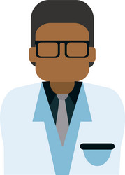 Doctor avatar profile Royalty Free Vector Image