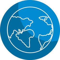 Earth day emblem Royalty Free Vector Image - VectorStock