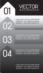 Design of advertisement numbers Royalty Free Vector Image