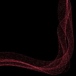 Magic light effect stardust red glitter sparkle Vector Image