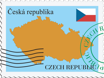 Logo for czech republic Royalty Free Vector Image