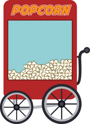 Circus Popcorn Cart Vector Images (84)