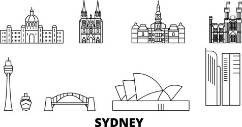 Sydney Harbour Line Vector Images (over 260)