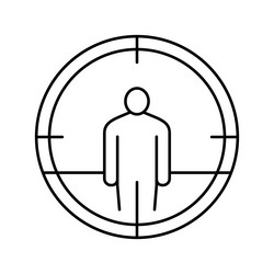 Target plan Royalty Free Vector Image - VectorStock