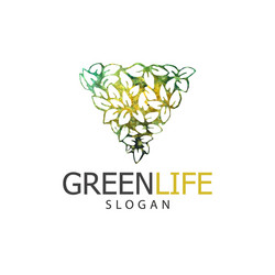 Shady tree logo Royalty Free Vector Image - VectorStock