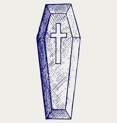 Coffin Outline Casket Vector Images (over 1,600)