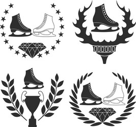 Figure skating Royalty Free Vector Image - VectorStock